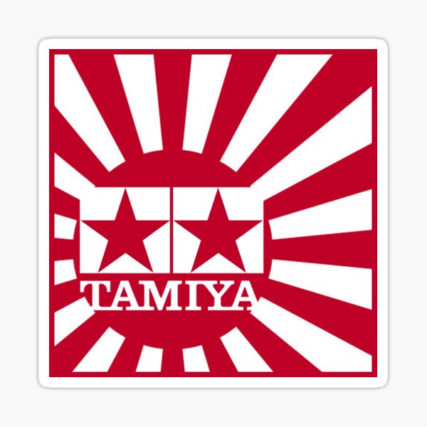 "TAMIYA VINTAGE LOGO" Sticker for Sale by johnnygillespie | Redbubble