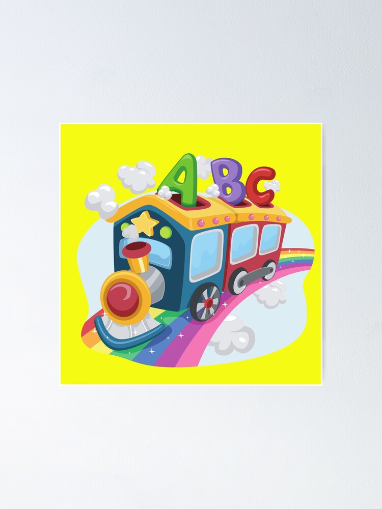 "ABC Alphabets Train - Kids" Poster for Sale by OMGCutie | Redbubble