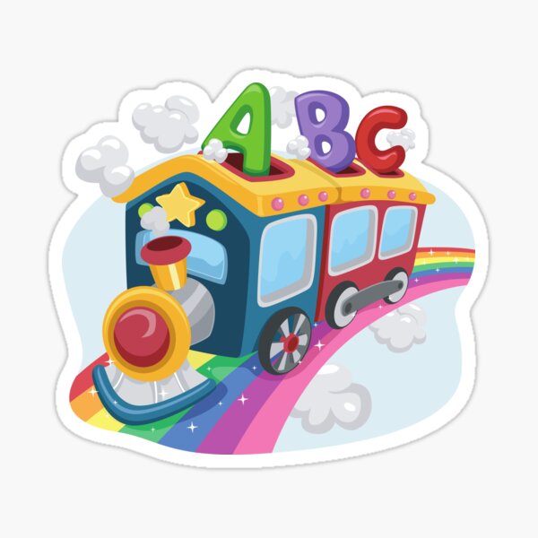 "ABC Alphabets Train - Kids" Sticker for Sale by OMGCutie | Redbubble
