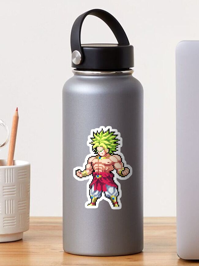 "Broly Z Legendary Super Saiyan Pixel Edition" Sticker for Sale by ...