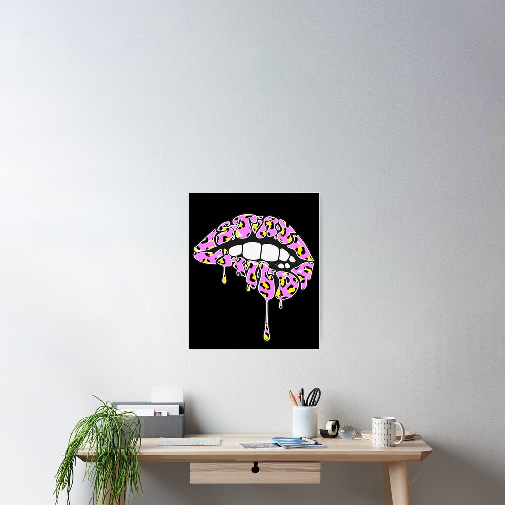 "Stay Wild Lips Merch Collection #12" Poster for Sale by MAZAX | Redbubble