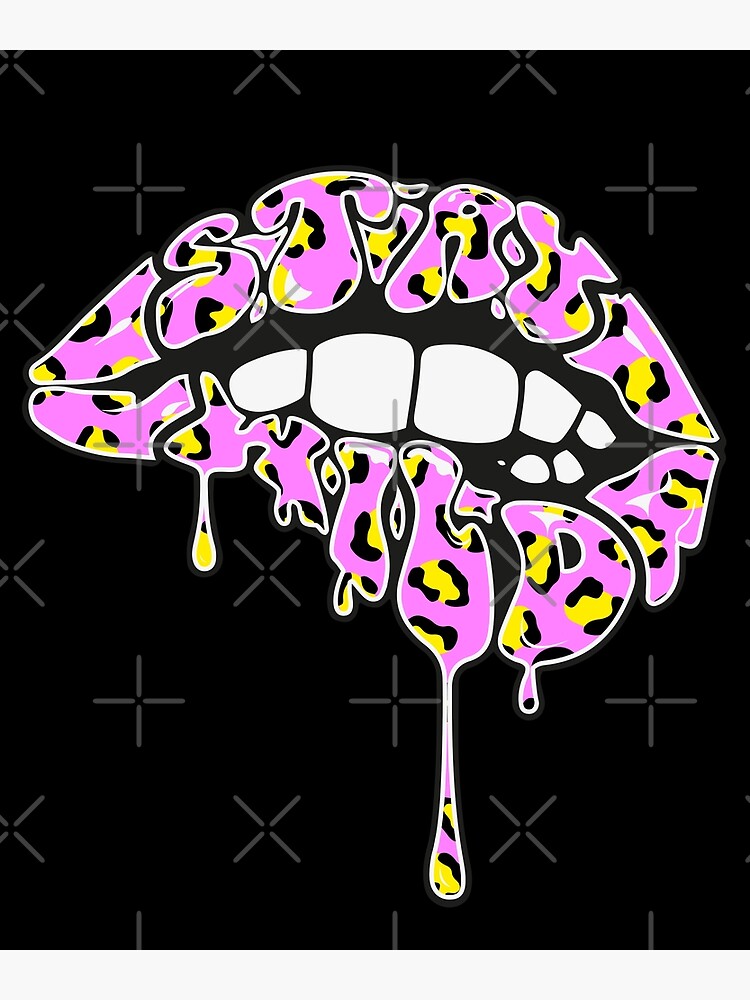 "Stay Wild Lips Merch Collection #12" Poster for Sale by MAZAX | Redbubble