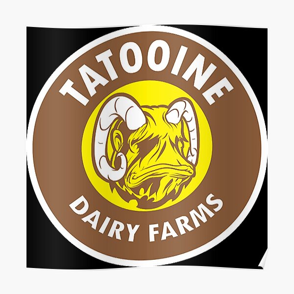 "Bantha Milk" Poster for Sale by Michenal34 | Redbubble