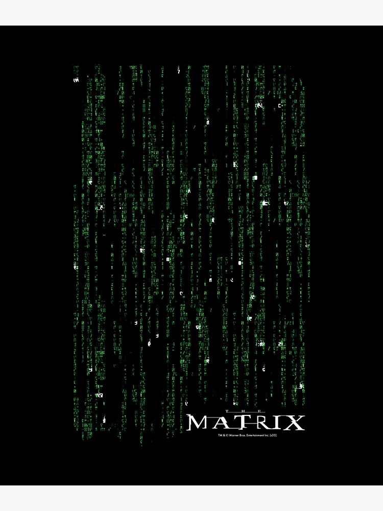 "The Matrix Classic Coding Drop Poster" Poster for Sale by CollinsFai | Redbubble