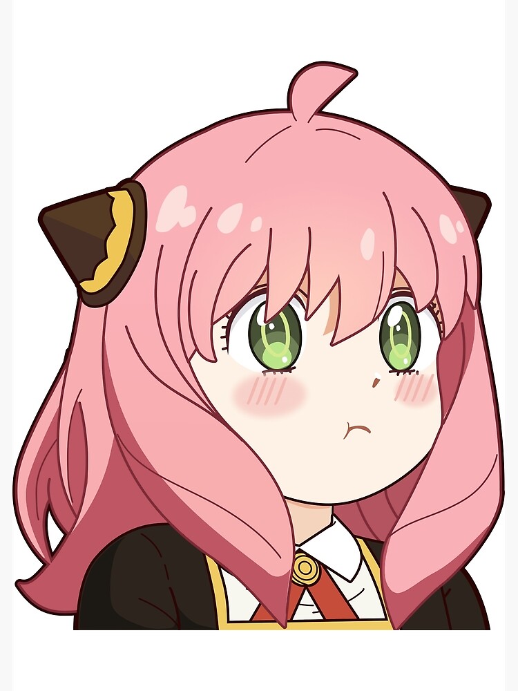 "Spy x Family - Anya Pout" Art Print for Sale by doki4doki | Redbubble