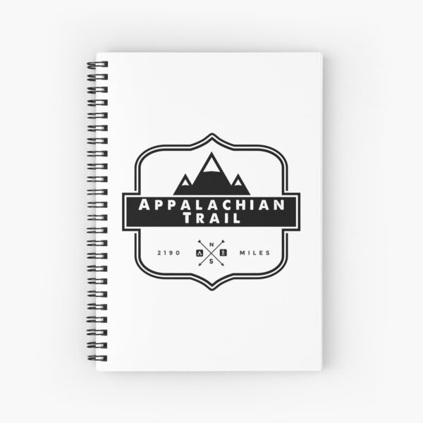 "Appalachian Trail - AT Mountain Hiking Backcountry Camping" Spiral ...
