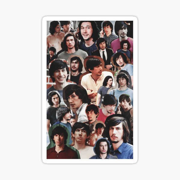 "Adam Driver as Sackler in Girls Collage Edit Classic" Sticker for Sale ...