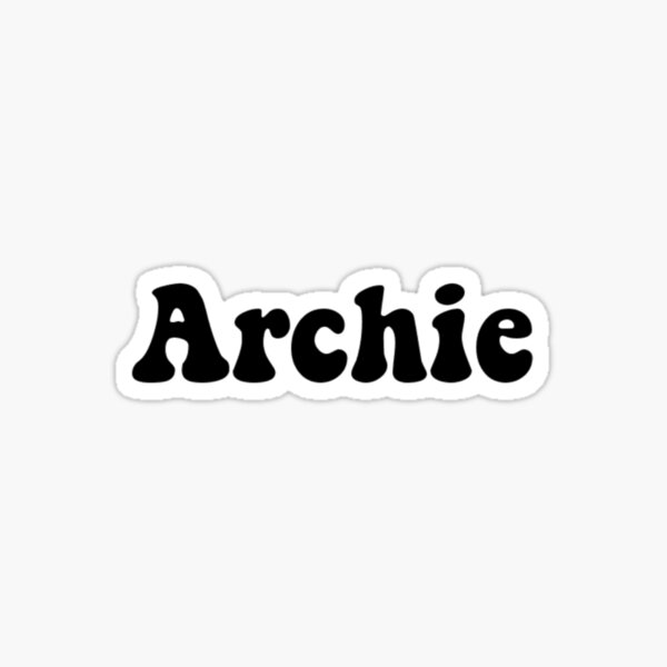 "Archie" Sticker for Sale by Naming | Redbubble