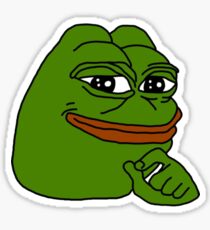 Happy Pepe Stickers | Redbubble