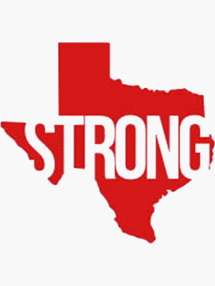 "Texas strong" Sticker for Sale by Devante5663 | Redbubble