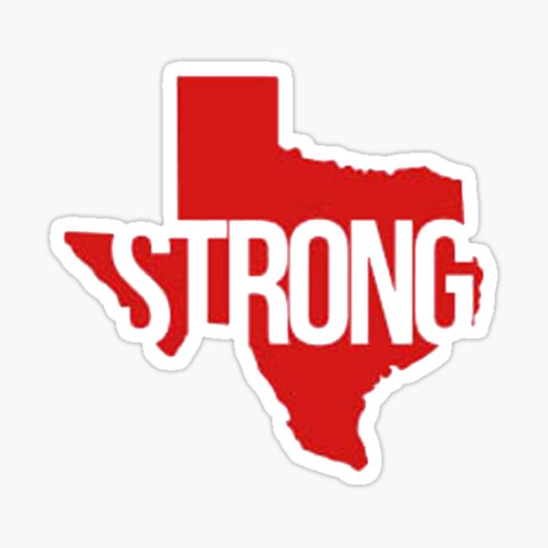 "Texas strong" Sticker for Sale by Devante5663 | Redbubble