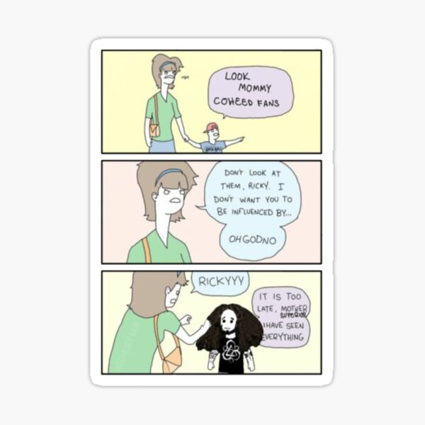 "Ricky No Meme" Sticker for Sale by EmmaFaulkne | Redbubble