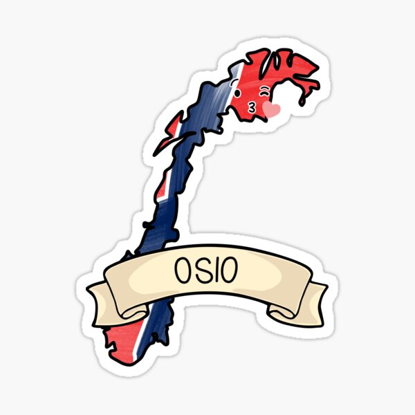 "Oslo" Sticker for Sale by WordsMaps | Redbubble