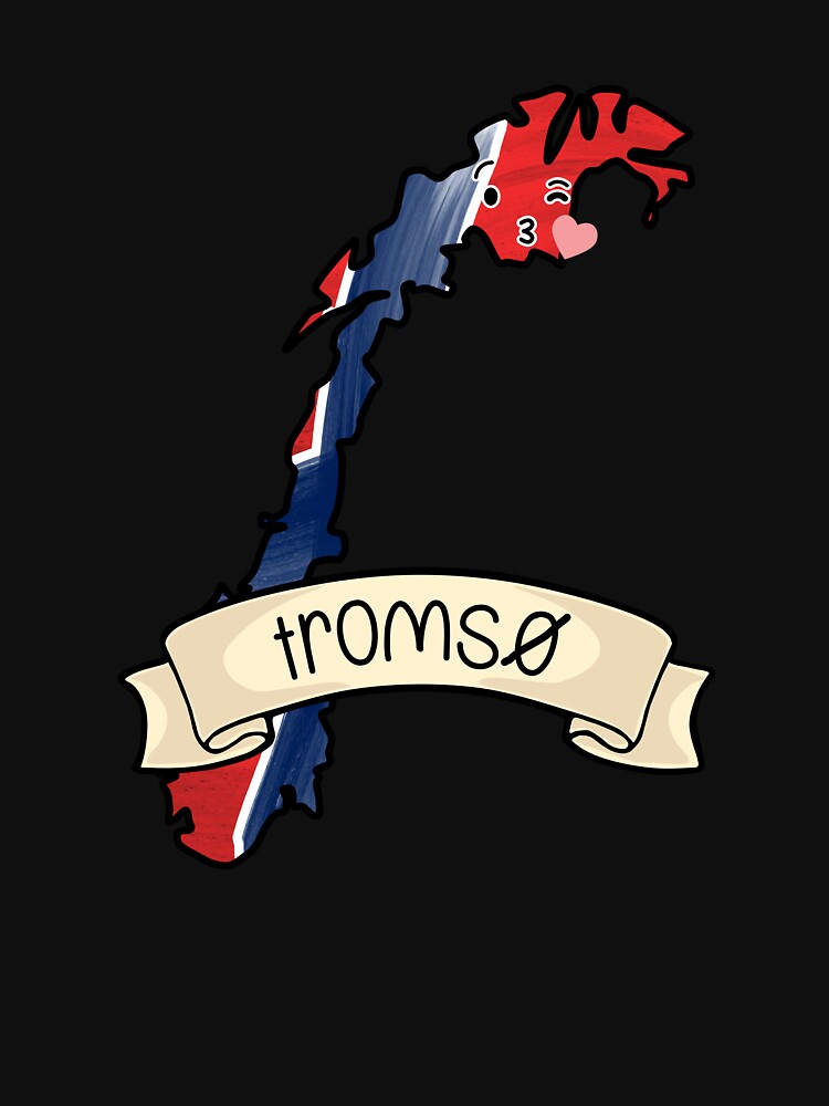 "Tromso" T-shirt for Sale by WordsMaps | Redbubble | tromso norway t ...