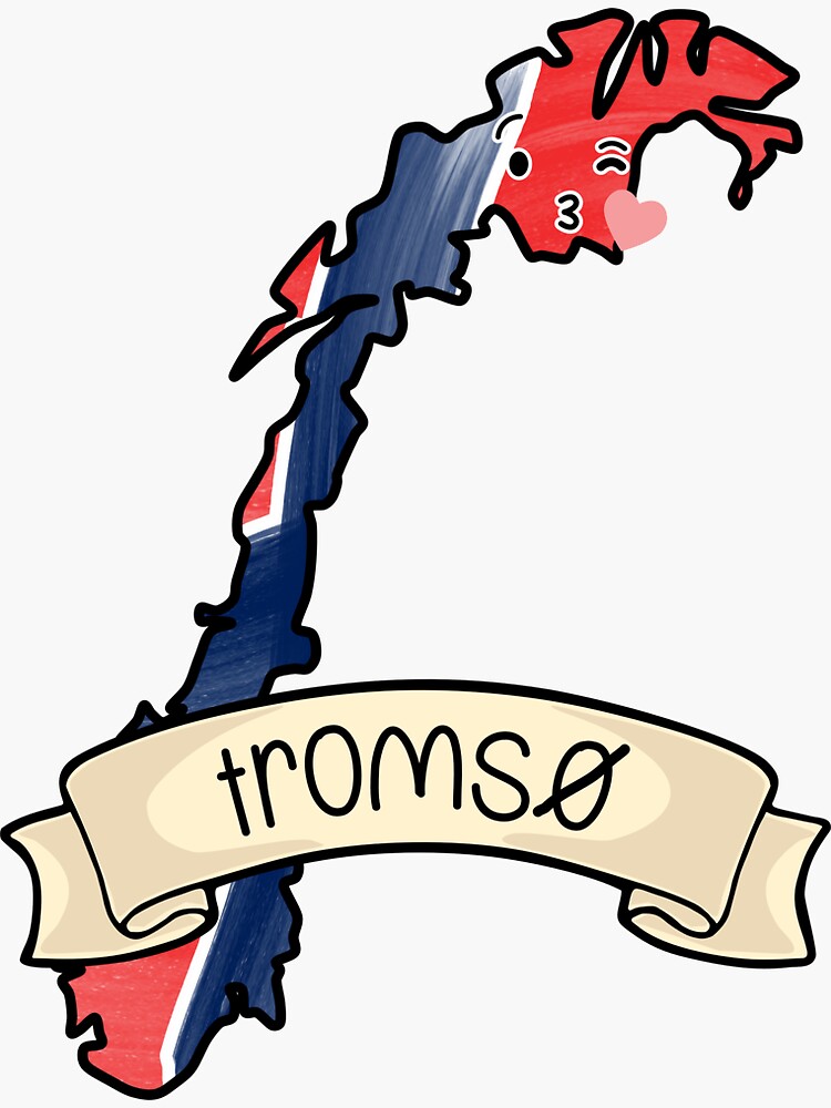 "Tromso" Sticker for Sale by WordsMaps | Redbubble