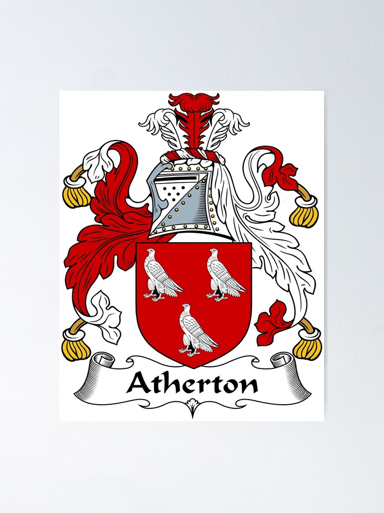 "Atherton " Poster by HaroldHeraldry | Redbubble