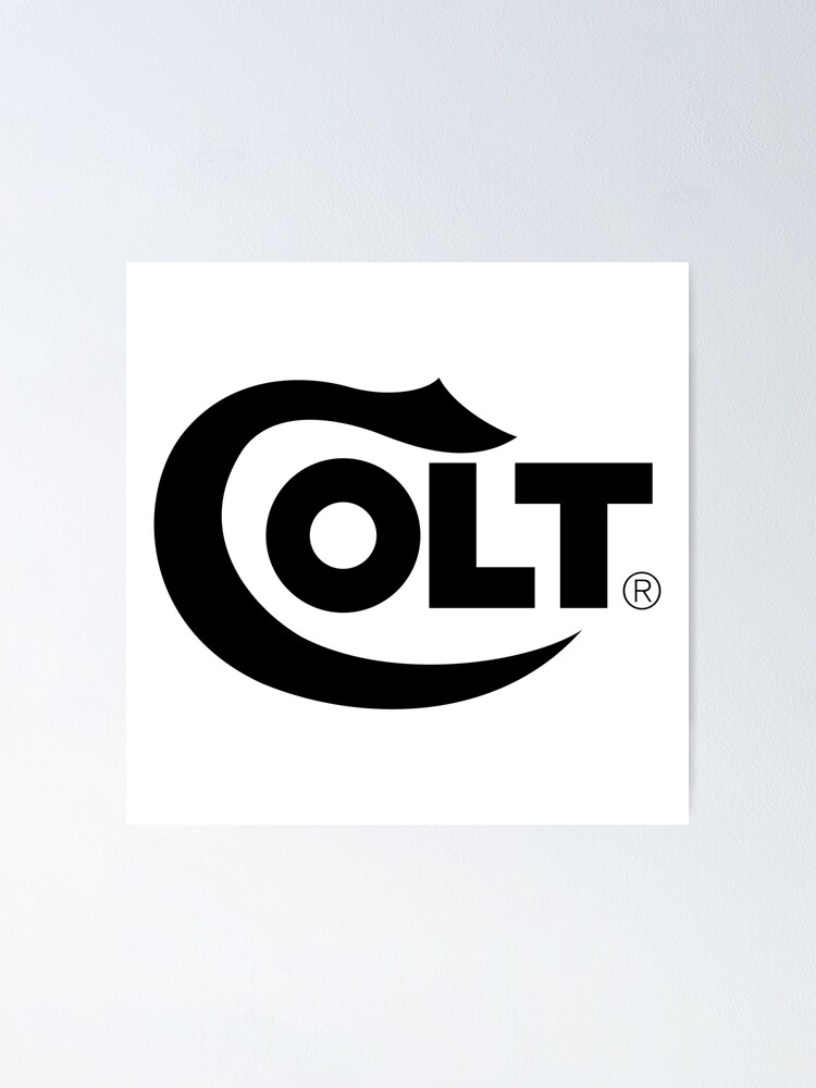 "Colt Arms Logo" Poster for Sale by bradNdallas | Redbubble