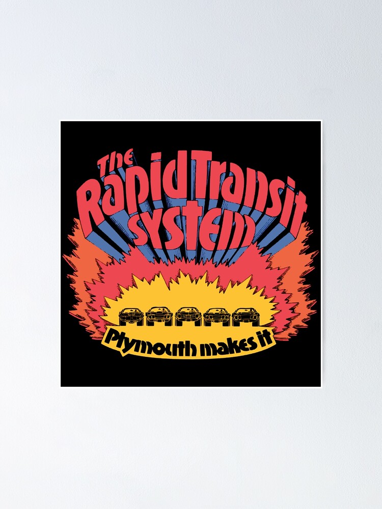 "PLYMOUTH RAPID TRANSIT SYSTEM" Poster for Sale by Solakia25 | Redbubble