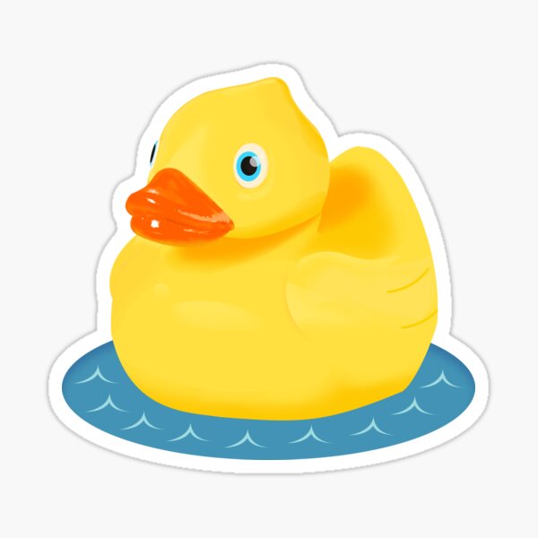 "Rubber Ducky" Sticker by Properlogic | Redbubble