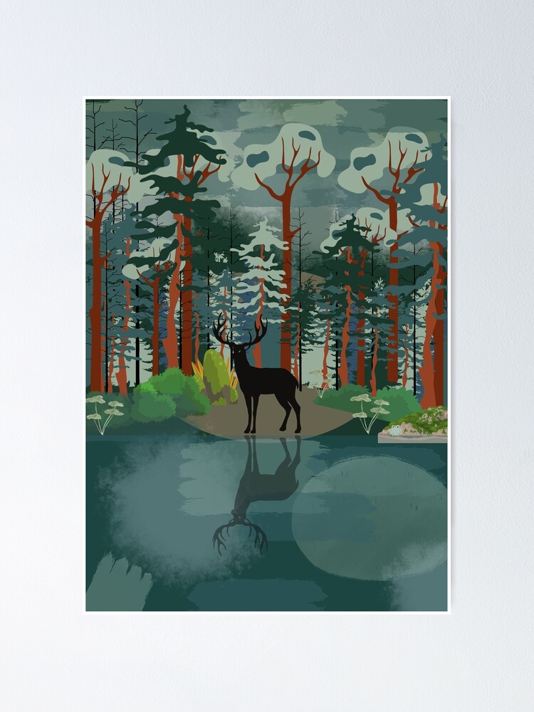"Adventurer Collection: The Stag" Poster for Sale by tiarabarber ...