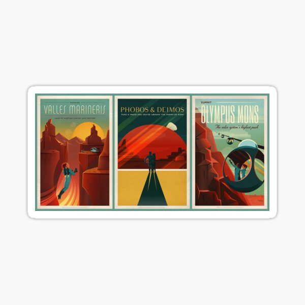 "SpaceX Mars Colonization and Tourism Association Triptych (8K ...