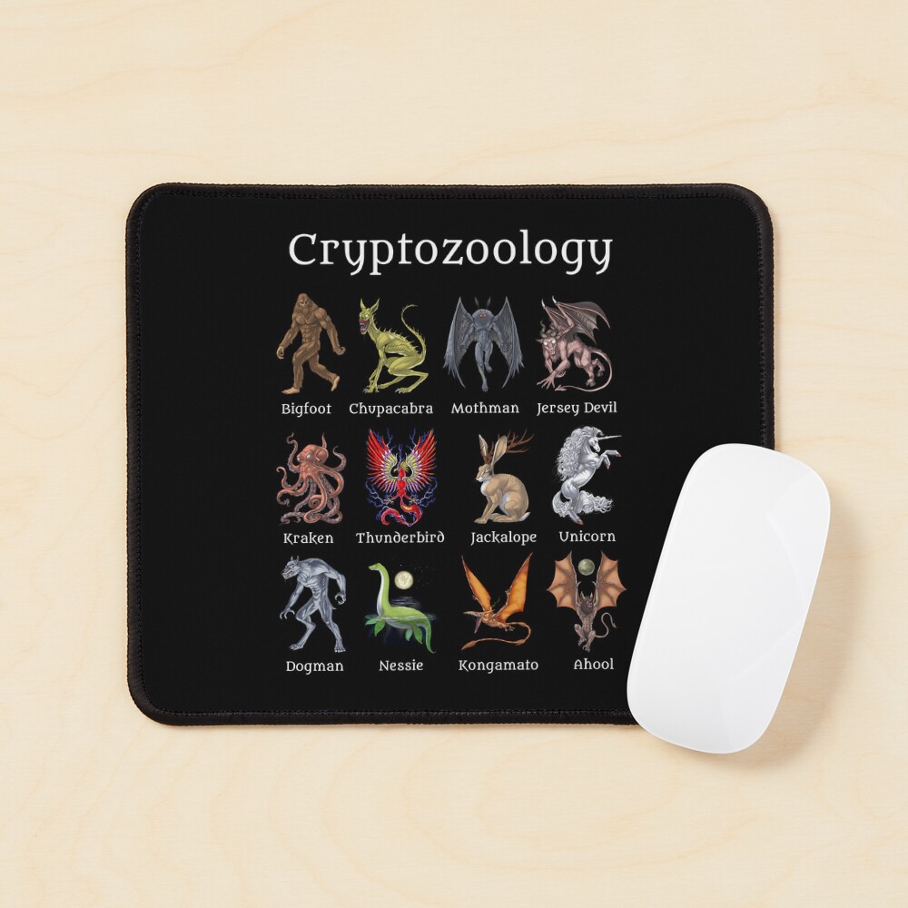 "Cryptozoology Cryptid Creatures" Art Board Print for Sale by ...