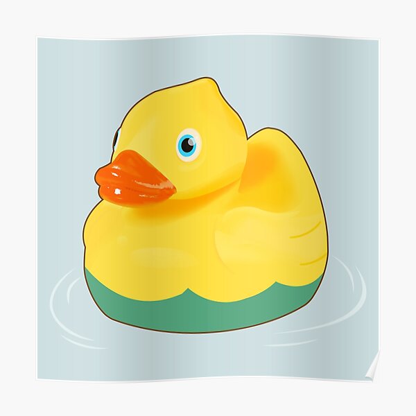 "Rubber Ducky" Poster by Properlogic | Redbubble