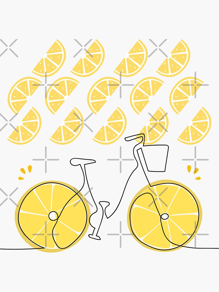 "Lemon Summer Adventure" Sticker by mschubbybunny | Redbubble