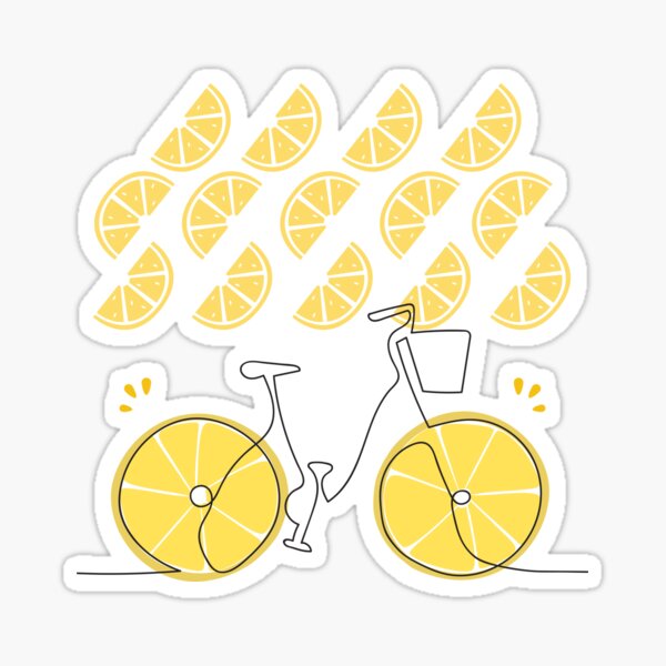 "Lemon Summer Adventure" Sticker by mschubbybunny | Redbubble