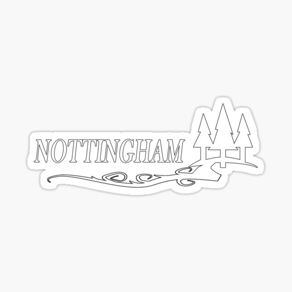 "Nottingham Forest" Sticker by doodlebead | Redbubble