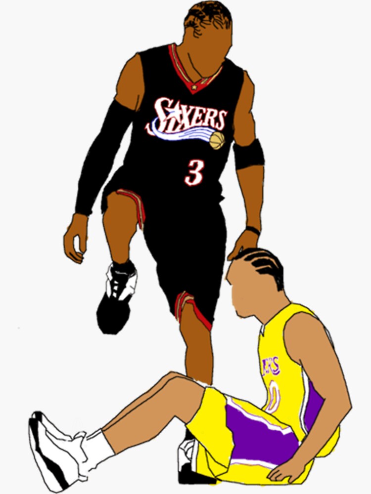 "Allen iverson step over Classic Classic" Sticker for Sale by ...