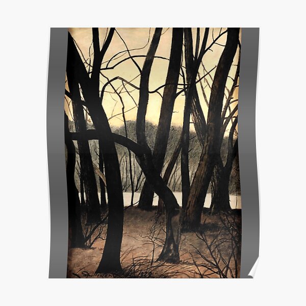 "Léon Spilliaert - Trees - Arbres Art" Poster for Sale by ...