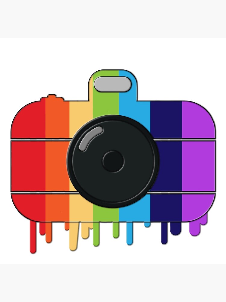 "Rainbow Camera" Poster for Sale by AnaSebeni | Redbubble
