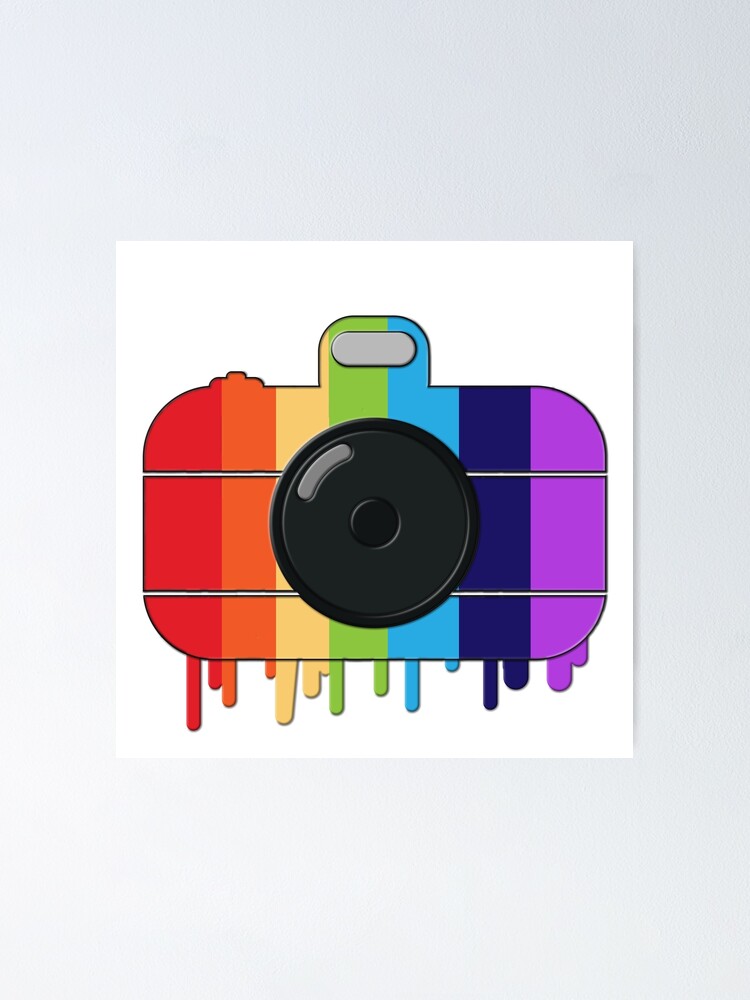 "Rainbow Camera" Poster for Sale by AnaSebeni | Redbubble