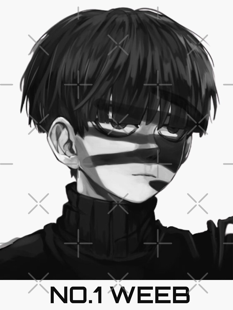 "No.1 Weeb Anime Boy Design" Sticker for Sale by GuyRewind | Redbubble