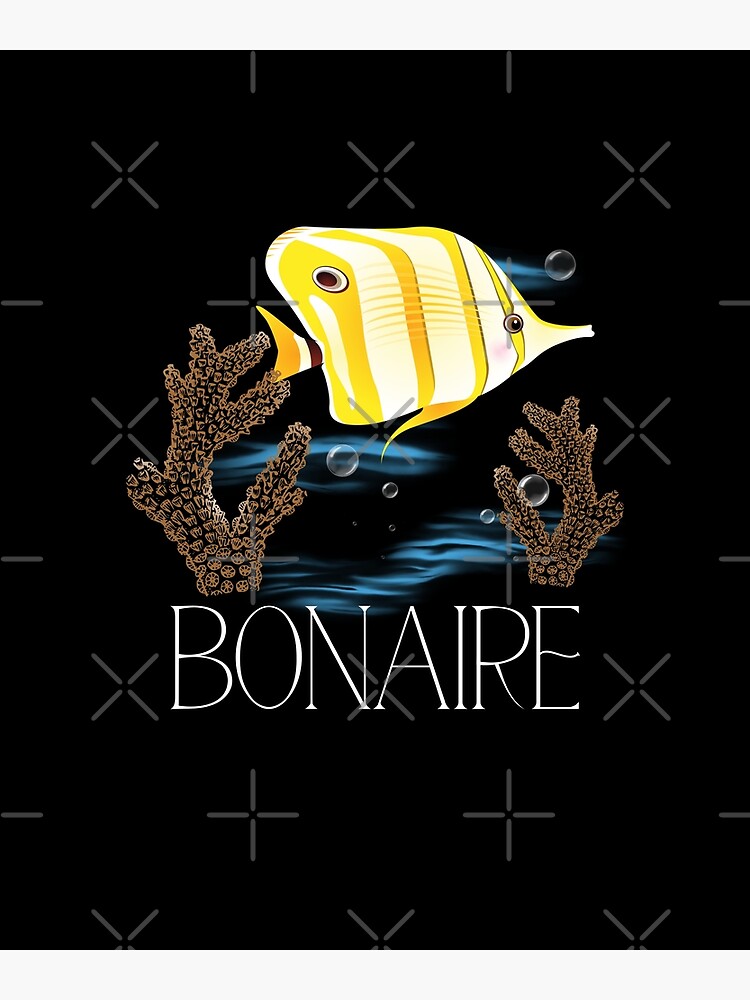 "Bonaire souvenir coral marine fish" Poster for Sale by TipTopTapo ...
