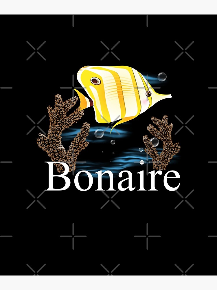 "Bonaire souvenir coral marine fish" Poster for Sale by TipTopTapo ...