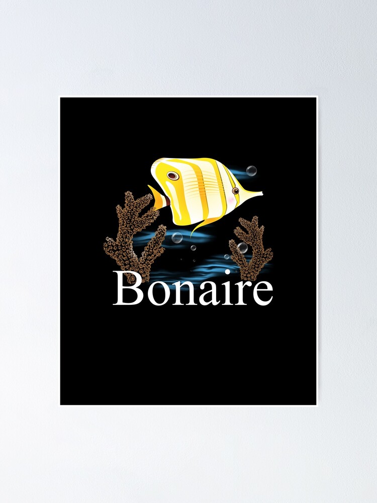 "Bonaire souvenir coral marine fish" Poster for Sale by TipTopTapo ...