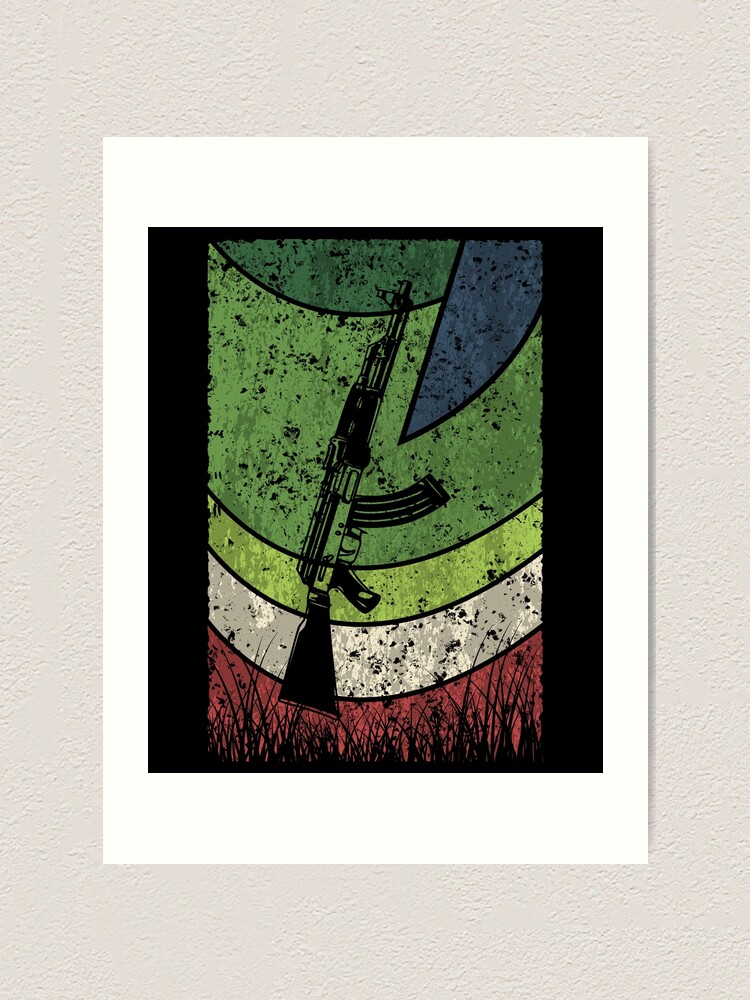 "Vintage AK47 AK-47 Assault Rifle #2504" Art Print for Sale by Rare ...