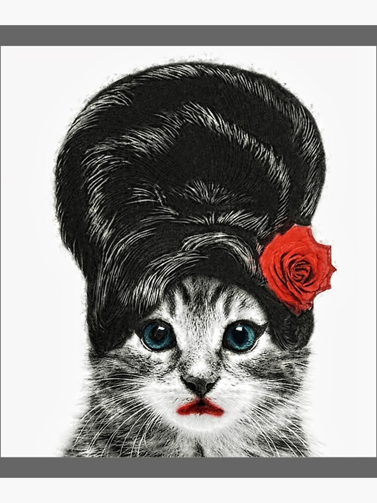 "Amy Winehouse Cat Classic" Poster for Sale by Eric324200 | Redbubble