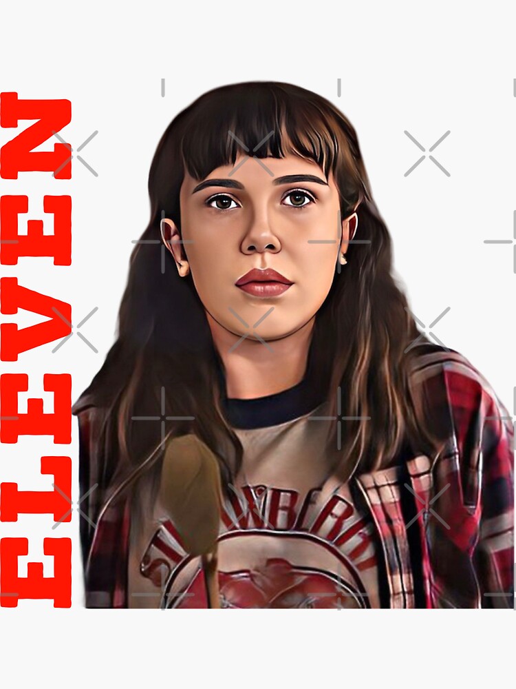 "Stranger Things, Jane Hopper, Eleven - Art" Sticker for Sale by ...