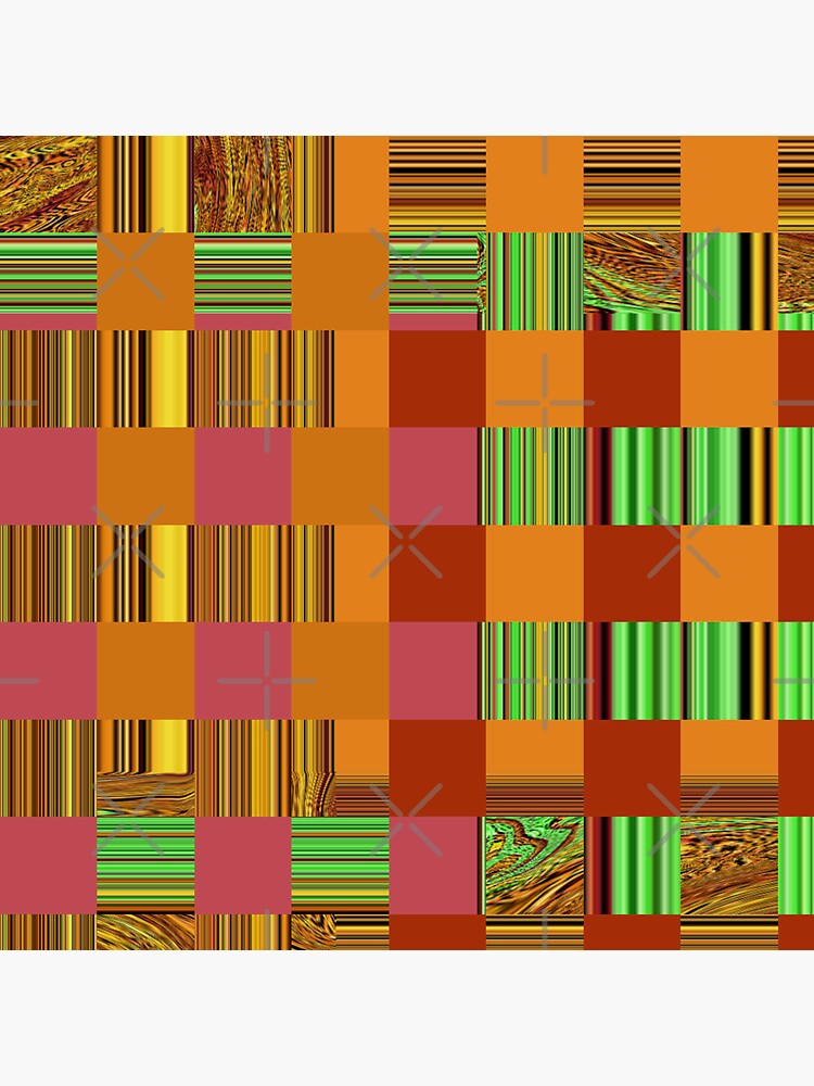 "Irregular Square Pattern Red" Sticker for Sale by TheaterOfHexe ...