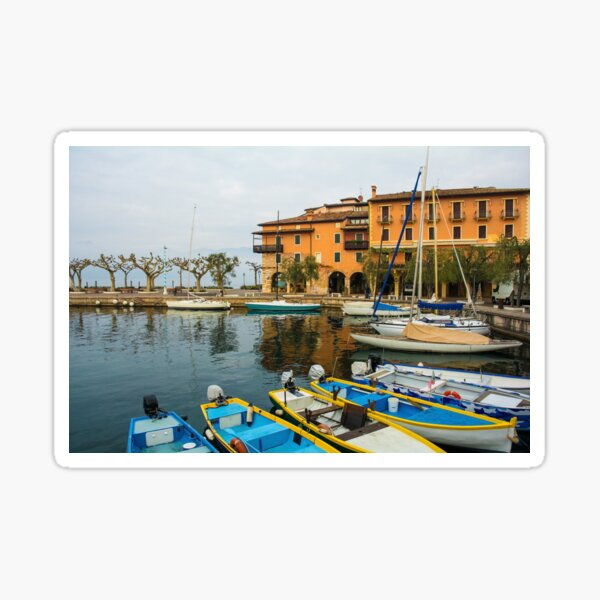 "Torri del Benaco Waterfront" Sticker for Sale by jojobob | Redbubble