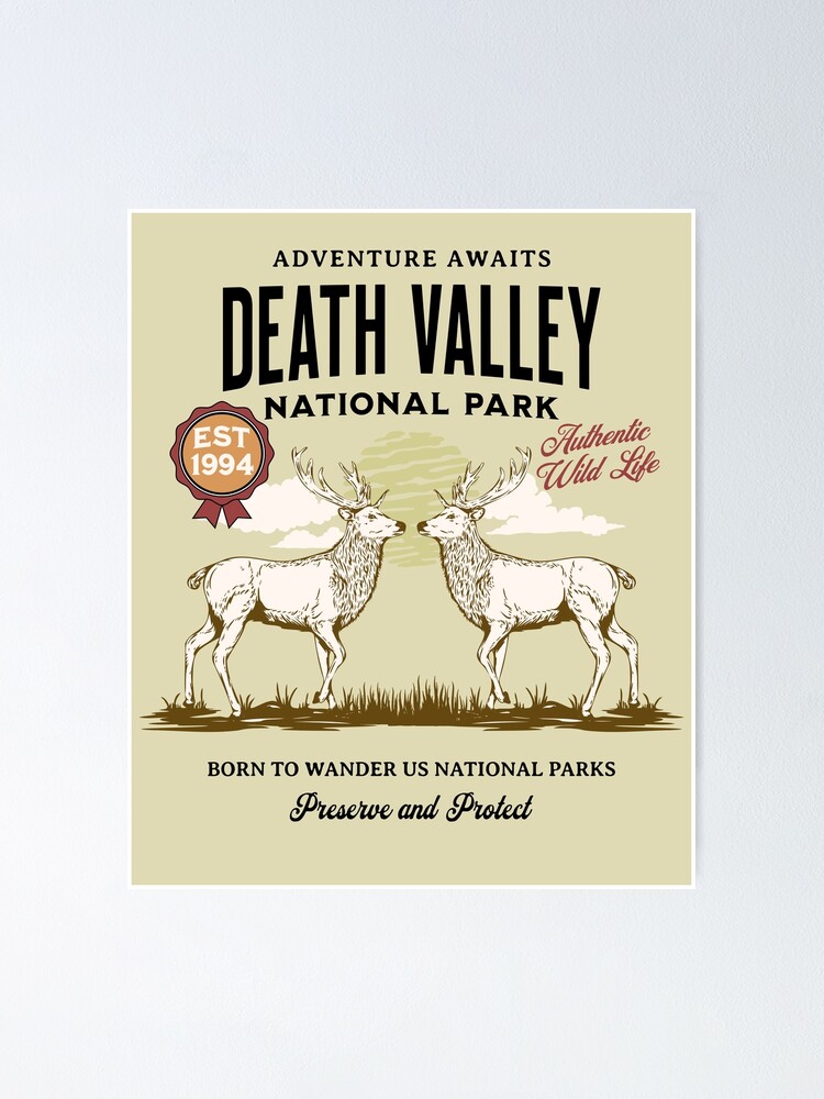 "Death Valley National Park" Poster for Sale by AlienBeeMyth | Redbubble