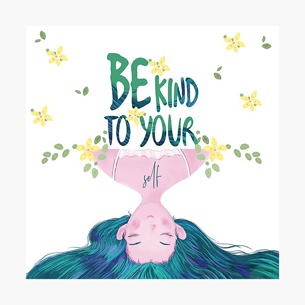 "LAS Be Kind To Yourself, Mental Health Awareness, Therapist Decor Wall ...