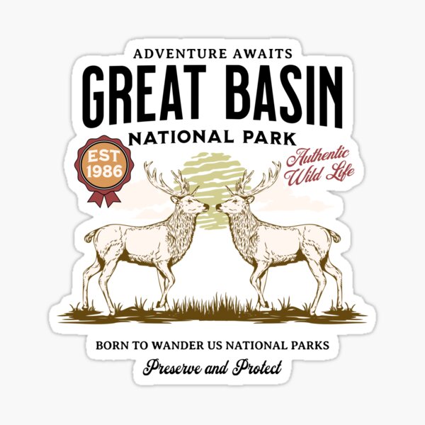 "Great Basin National Park" Sticker for Sale by AlienBeeMyth | Redbubble