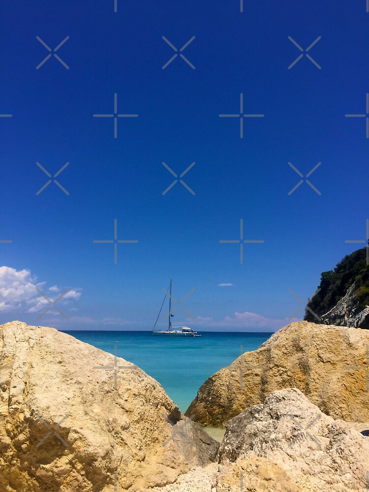 "Blue ocean view" Sticker for Sale by Shelley-n | Redbubble