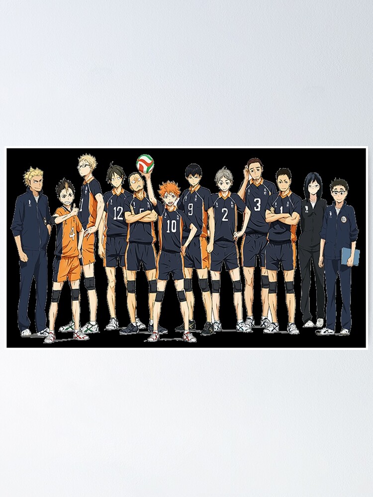 "Team Karasuno" Poster by askaregi | Redbubble