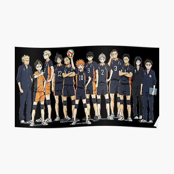 "Team Karasuno" Poster by askaregi | Redbubble