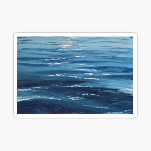 "Ocean Waves" Sticker for Sale by Bazuzu-art | Redbubble